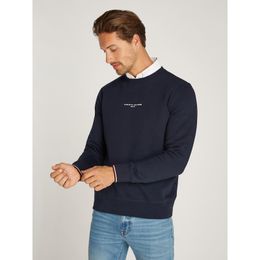 Tommy Hilfiger Herren Sweatshirt &raquo;TOMMY LOGO TIPPED CREWNECK&laquo; blau XL