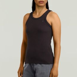 G-Star Raw G-Star Damen G-STAR Tanktop &raquo;Ribbed Tanktop&laquo; mit breiten Tr&auml;gern schwarz XXL (44)