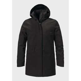 Sch&ouml;ffel Sch&ouml;ffel Damen Doppeljacke &raquo;Urban 3in1 Parka Style Borkol WMS&laquo; mit Kapuze schwarz 44