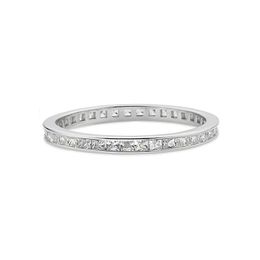 Bruno Banani Damen Fingerring &raquo;Schmuck Geschenk Silber 925 Damenring Memoire Regenbogen&laquo; mit Zirkonia (synth.) silber