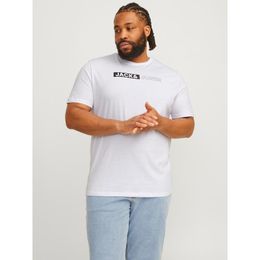 Jack & Jones PlusSize Jack & Jones Plussize Herren Jack & Jones PlusSize T-Shirt &raquo;JJECORP LOGO TEE PLAY SS O-N NOOS PLS&laquo; wei&szlig; 5XL