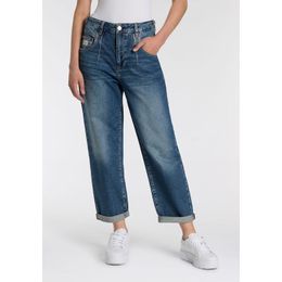 Herrlicher Damen 5-Pocket-Jeans &raquo;Brooke Denim&laquo; Cropped L&auml;nge 30, N-Gr