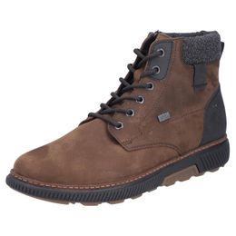 Rieker Herren Winterboots , High Top Sneaker, Schn&uuml;rstiefelette mit TEX-Membran, schmale Form schwarz 44