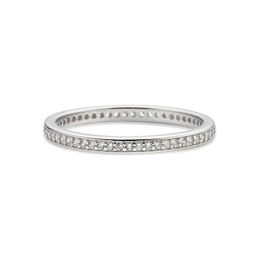 Bruno Banani Damen Fingerring &raquo;Schmuck Geschenk Silber 925 Damenring Memoire Eternity&laquo; mit Zirkonia (synth.) silber