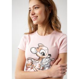 Kangaroos Damen Kangaroos T-Shirt Kurzarm, sehr figurbetonte Passform, aus Baumwolle rosa 40/42