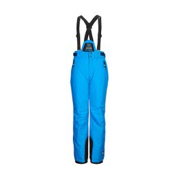 Killtec Jungen Skihose &raquo;KSW 214 BYS SKI PNTS&laquo; Wasserdichte, atmungsaktive Skihose mit verstellbarem Latz. blau 152, Normalgr&ouml;&szlig;en