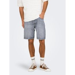 Only & Sons Only & Sons Herren ONLY & SONS Shorts &raquo;ONSEDGE MG 2042 AZG DNM SHORTS&laquo; blau L, N-Gr