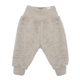 MaxiMo Jungen MaxiMo Pumphose Wolle, gef&uuml;ttert, w&auml;rmend, atmungsaktiv, extra hohes B&uuml;ndchen beige 50/56, N-Gr