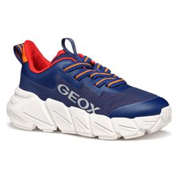 Geox M&auml;dchen Sneaker &raquo;J FLEXYPER FAST BOY&laquo; , Chunky Sneaker, Laufschuh, Sportschuh mit praktischem Gummizug blau 33