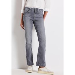 Street One Damen Street One Bootcut-Jeans im 5-Pocket-Style grau 28, L&auml;nge 30