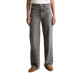 Marc O'Polo Marc O'polo Denim Damen Marc O'Polo DENIM Weite Jeans &raquo;Tomma&laquo; aus Bio-Baumwolle ohne Stretch, High Waist grau 26, L&auml;nge 34