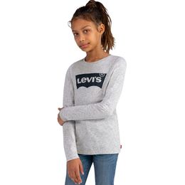 Levi's Kids M&auml;dchen Levi's Kids Langarmshirt &raquo;LS BATWING TEE&laquo; mit Logo Print for GIRLS grau 2/92