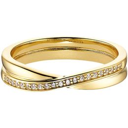 Bruno Banani Damen Fingerring &raquo;Schmuck Geschenk Silber 925&laquo; Exklusiv bei uns - mit Zirkonia (synth.) gold