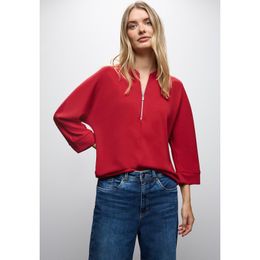 Street One Damen Street One Sweatshirt, mit B&uuml;ndchen 40