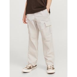 Jack & Jones Jack & Jones Junior Jungen Cargohose &raquo;JPSTKANE praktisch, pflegeleicht, l&auml;ssig&laquo; unifarben, modisch, relaxed fit, Web gelb 164, N-Gr