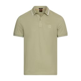 BOSS Orange Herren BOSS Orange Poloshirt &raquo;Passertip&laquo; mit BOSS Logo-Badge gr&uuml;n XL