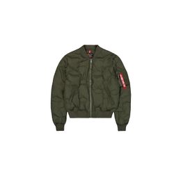 Alpha Industries Damen Winterjacke &raquo;MA-1 Emb. Logo Puffer&laquo; gr&uuml;n 3XL