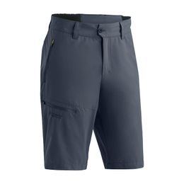 Maier Sports Herren Outdoorhose &raquo;Nil Short Loop&laquo; Herren Shorts, kurze Wanderhose, Outdoorhose 4 Taschen, Regular Fit blau 54, Normalgr&ouml;&szlig;en
