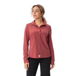 Vaude Damen Vaude Langarmshirt &raquo;WOMEN'S ROSEMOOR LS SHIRT IV&laquo; Langarm, f&uuml;r Trekking und Wandern, leicht und atmungsaktiv rot 34