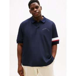 Tommy Hilfiger Big & Tall Tommy Hilfiger Big & Tall Herren Poloshirt &raquo;SLEEVE TAPE POLO&laquo; Gro&szlig;e Gr&ouml;&szlig;en blau XXL