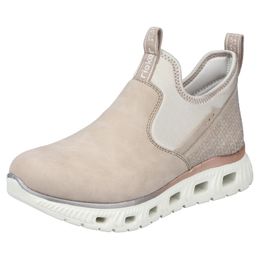 Rieker Sport Damen RIEKER Sport Schlupfboots , High-Top-Sneaker, Schlupfboots mit elastischem Schaft beige 41