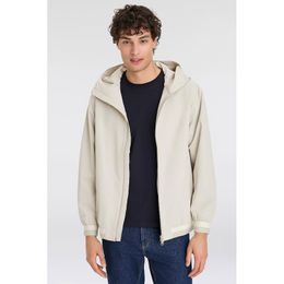 Replay Herren Outdoorjacke mit Kapuze mit praktischer Kapuze wei&szlig; M