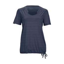 Killtec Damen T-Shirt &raquo;KOS 46 WMN TSHRT&laquo; Schnelltrocknend, feuchtigkeitstransportierend, verstellbarer Saum blau 38