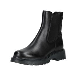 Tamaris Damen Stiefelette &raquo; Stiefelette Leder/Textil&laquo; schwarz 37