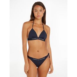 Tommy Hilfiger Swimwear Damen Triangel-Bikini-Top &raquo;TH TRIANGLE FIXED FOAM&laquo; mit Tommy Hilfiger-Branding blau M (38), N-Gr