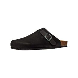Geox Herren Pantolette &raquo; Pantoletten Nubukleder&laquo; schwarz 45