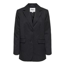 Only Damen Only Longblazer &raquo;ONLREINA L/S PINSTRIPE BLAZER TLR NOOS&laquo; mit Nadelstreifen schwarz 42