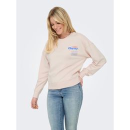 Only Damen Only Sweatshirt &raquo;ONLPHILEA L/S FRUIT O-NECK UB SWT&laquo; S