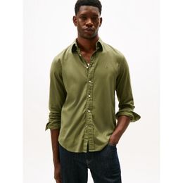 Tommy Hilfiger Herren Langarmhemd &raquo;FLEX FLANNEL SOLID SHIRT&laquo; Regular fit S, N-Gr
