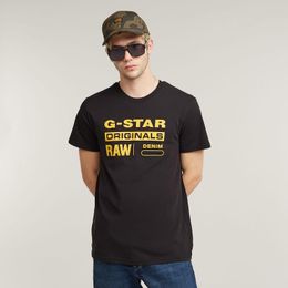 G-Star Raw G-Star Herren G-STAR Rundhalsshirt &raquo;Swando&laquo; schwarz M