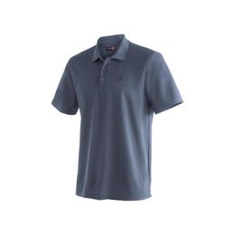 Maier Sports Damen Funktionsshirt &raquo;Ulrich&laquo; Herren Poloshirt, kurzarm Freizeit-Shirt mit Hemdkragen, Reg. Fit grau M