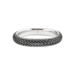 Bruno Banani Damen Fingerring &raquo;Schmuck Geschenk Silber 925 Damenring black-white&laquo; mit Zirkonia (synth.) silber