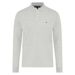 Tommy Hilfiger Herren Langarm-Poloshirt &raquo;L/S LIQUID COTTON REG POLO mit Jersey und Markenlabel&laquo; unifarben, casual, regular fit, Baumwolle, Polokragen 