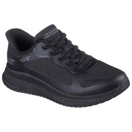 Skechers Damen Slip-On Sneaker &raquo;BOBS SQUAD 4&laquo; Slipper, Freizeitschuh, Halbschuh mit Memory Foam schwarz 38