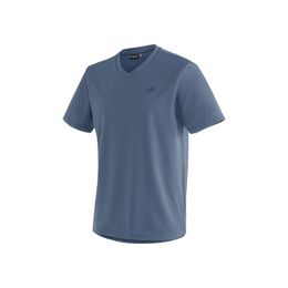 Maier Sports Herren Funktionsshirt &raquo;Wali&laquo; Herren T-Shirt, schnelltrocknendes Freizeitshirt, Regular Fit blau L