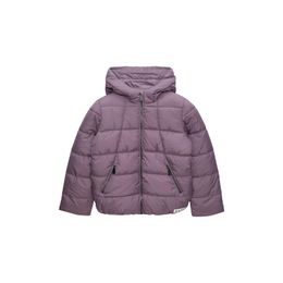 s.Oliver Junior M&auml;dchen s.Oliver Junior Steppjacke mit Kapuze mit Kapuze lila XL (170/176)