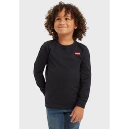 Levi's Kids Jungen Levi's Kids Langarmshirt &raquo;LVB LS GRAPHIC TEE SHIRT&laquo; mit Logo Stickerei for BOYS schwarz 14 (164)