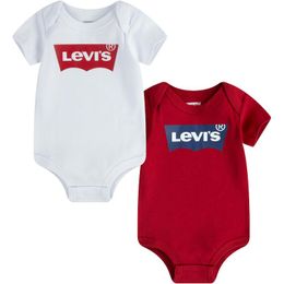 Levi's Kids Jungen Levi's Kids &raquo;BATWING 2PK BODYSUIT&laquo; 2 Stk. UNISEX von Levi's Kids f&uuml;r Babys rot 1 (62/68), N-Gr
