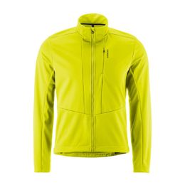 Gonso Herren Fahrradjacke &raquo;ADVENTURE JACKET SOFTSHELL M&laquo; Herren Softshell-Jacke, Radjacke slim fit gelb XL