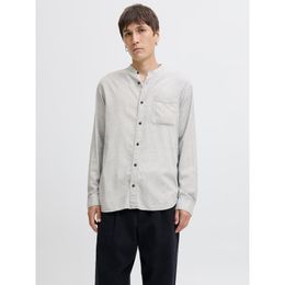 Jack & Jones Jack & Jones Herren Langarmhemd &raquo;JJEBAND MELANGE SHIRT L/S SN&laquo; grau L, N-Gr