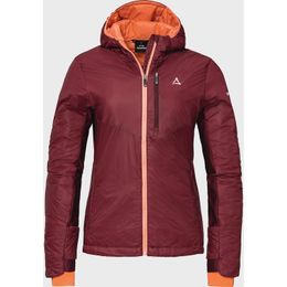 Sch&ouml;ffel Sch&ouml;ffel Damen Outdoorjacke &raquo;Ins Hybrid Black Raven L&laquo; mit Kapuze rot