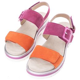 Ara Damen Plateausandaletten &raquo;MALAGA&laquo; , Plateausandale, Klettschuh in Bequemweite G (= weit) pink 36