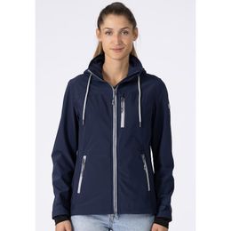DEPROC Active Damen DEPROC Active Softshelljacke &raquo;DECORAH PEAK V WOMEN&laquo; mit abnehmbarer Kapuze blau 36 (S)
