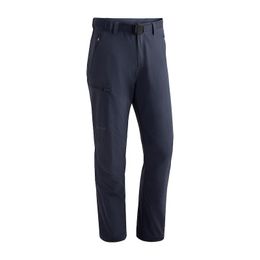 Maier Sports Herren Funktionshose &raquo;Oberjoch&laquo; Herren Outdoorhose gef&uuml;ttert, Wanderhose mit 4 RV-Taschen, Regular Fit blau 24, Kurzgr&ouml;&szlig;en