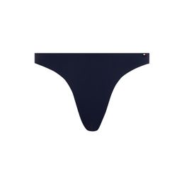 Tommy Hilfiger Swimwear Damen Bikini-Hose &raquo;HI LEG CHEEKY BIKINI&laquo; im colorblocking vorn & hinten, Tommy Hilfiger Logo-Flag blau XL (42/44), N-Gr