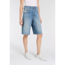 Herrlicher Damen Jeansbermudas &raquo;Brooke Bermuda Denim&laquo; mit weitem Bein blau 28, N-Gr